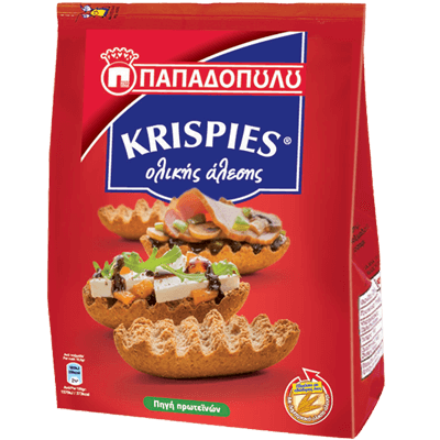 Παξιμάδια ΠΑΠΑΔΟΠΟΥΛΟΥ Krispies ολικής άλεσης 200gr προσφορά - Pockee