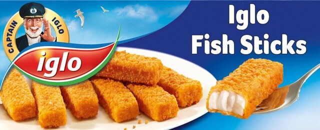Ψαροκροκέτες IGLO fish sticks 450gr προσφορά - Pockee