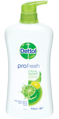 Αφρόλουτρο DETTOL Profresh citrus splash 950ml-delist