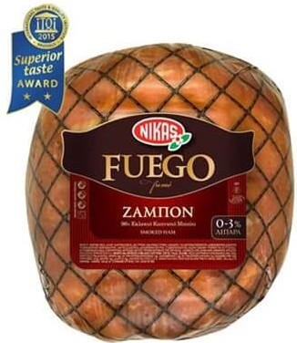 Ζαμπόν NIKAS fuego μπούτι καπνιστό (κοπής) - τιμή κιλού