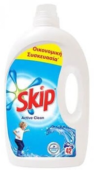 Υγρό πλυντηρίου SKIP active clean 42μεζ.