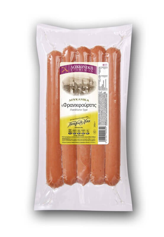 Λουκάνικα ΛΑΚΩΝΙΚΗ Φρανκφούρτης 280gr