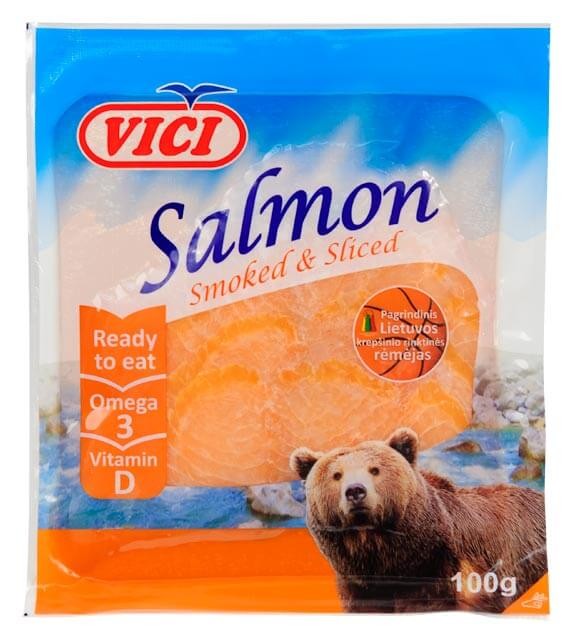 Σολωμός VICI καπνιστός σε φέτες 100gr