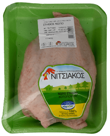 Κοτόπουλο ΝΙΤΣΙΑΚΟΣ στήθος 530gr