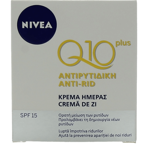 Αντιρυτιδική κρέμα ημέρας NIVEA Q10plus 50ml