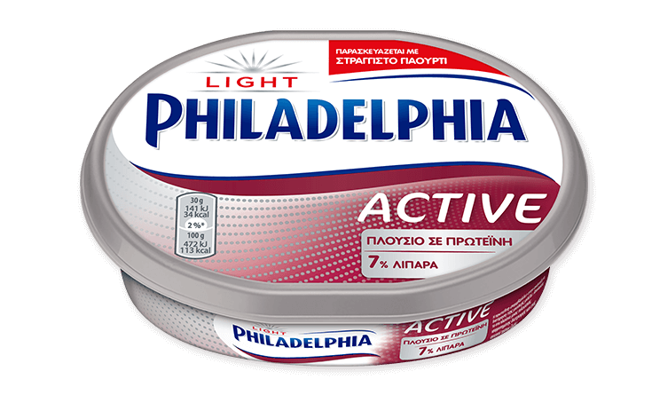 Τυρί κρέμα PHILADELPHIA active 175gr