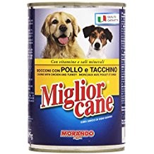 Σκυλοτροφή MIGLIOR cane κοτόπουλο γαλοπούλα 405gr