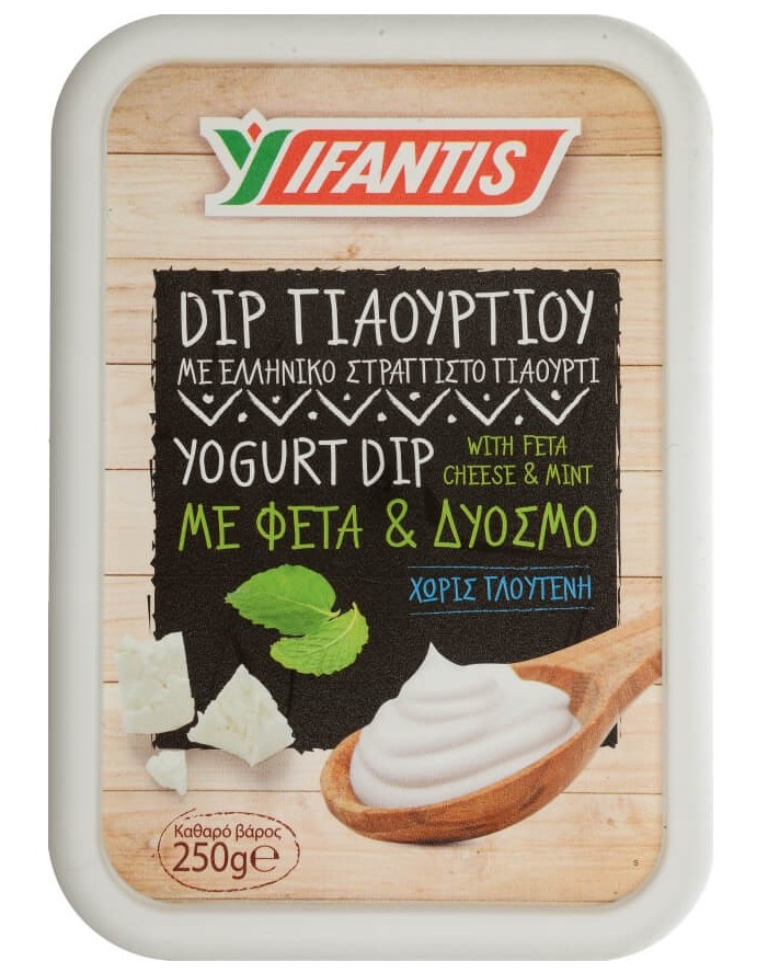 Ντιπ γιαουρτιού ΥΦΑΝΤΗΣ με φέτα και δυόσμο 250gr