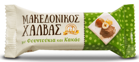 Χαλβάς ΧΑΙΤΟΓΛΟΥ Μακεδονικός φουντούκι-κακάο 40gr