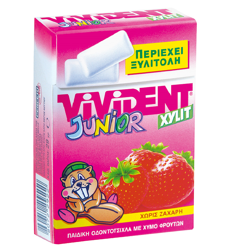 Τσίχλες VIVIDENT Xylit junior 29gr