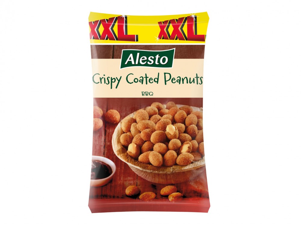 Φυστίκια ALESTO με επικάλυψη BBQ XXL 200gr+50gr