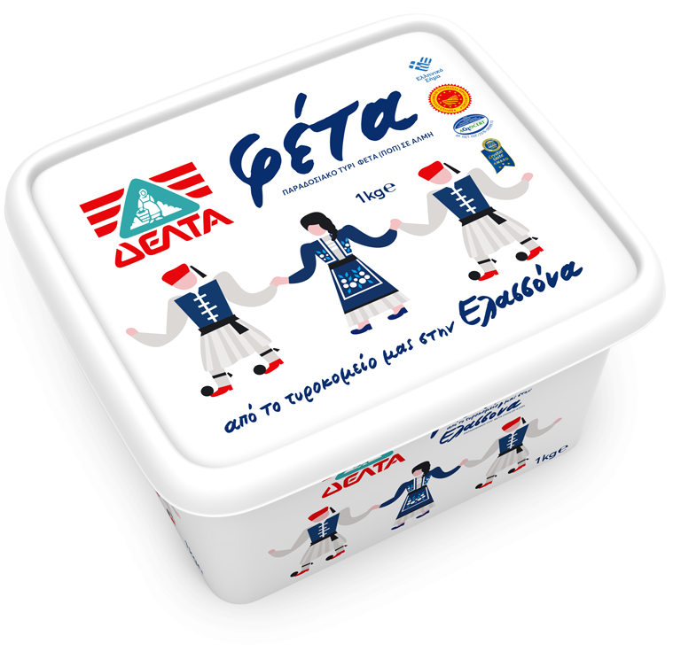 Φέτα ΔΕΛΤΑ Π.Ο.Π. από την Ελασσόνα 1kg