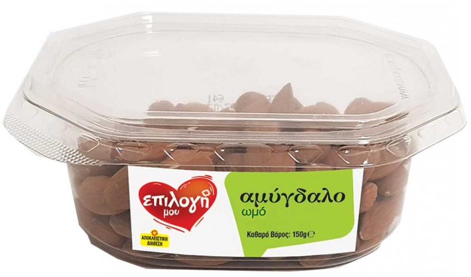Αμύγδαλο ΕΠΙΛΟΓΗ ΜΟΥ ωμό σε μπολ 150gr