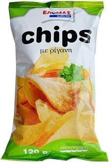 Πατατάκια ΕΛΟΜΑΣ ρίγανη 120gr