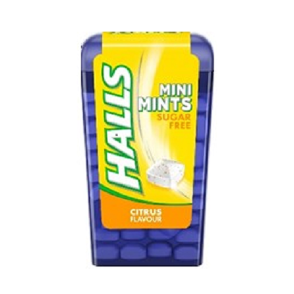 Καραμέλες HALLS mini mints κίτρο 12,5gr