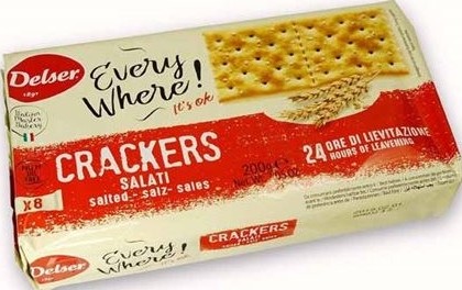 Crackers DELSER με αλάτι 200gr