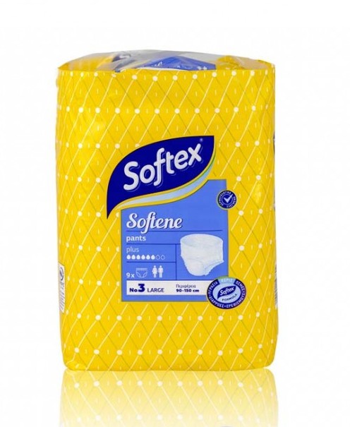 Εσώρουχο Ακράτειας SOFTEX Softene Pants Plus No3 Large 9τμχ