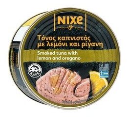 Τόνος NIXE καπνιστός με λεμόνι και ρίγανη 160gr