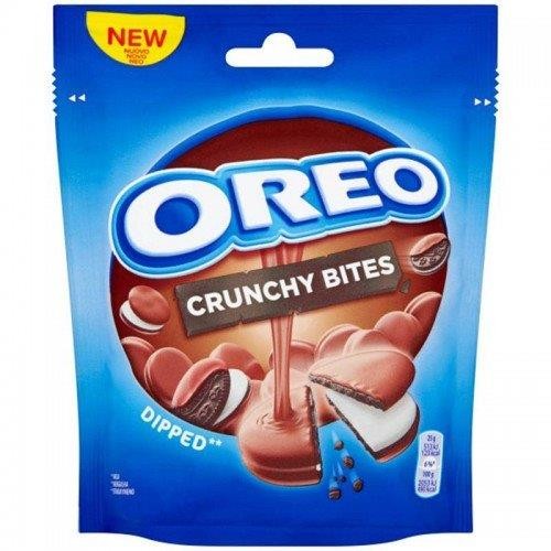 Μπισκότα OREO chruchy bites γεμιστά με επικαλυψη σοκολατας 110gr