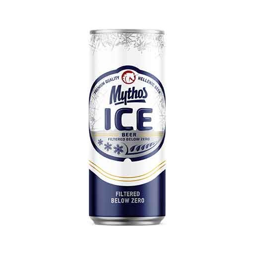 Μπύρα MYTHOS ice beer κουτί 330ml