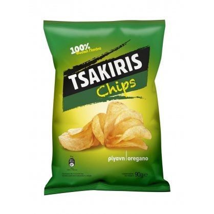 Πατατάκια TSAKIRIS ρίγανη 90gr