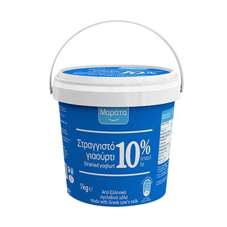 Γιαούρτι ΜΑΡΑΤΑ στραγγιστό 10% 1kg