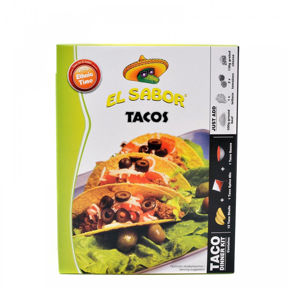 Πίτες EL SABOR tacos dinner kit 335gr