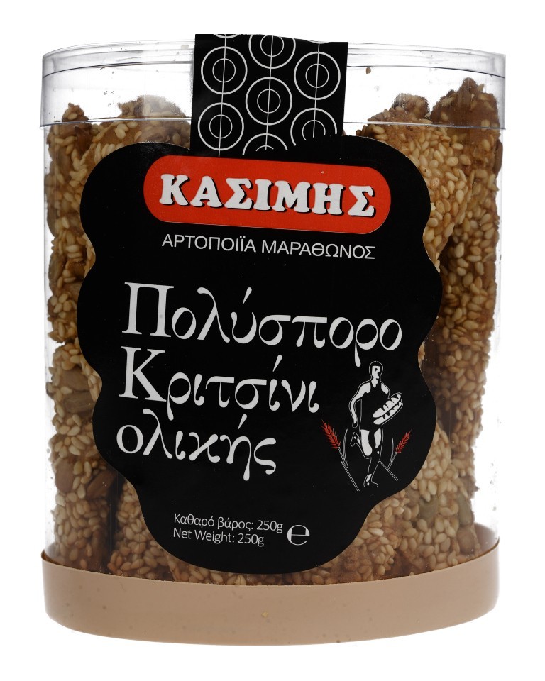 Κριτσίνια ΚΑΣΙΜΗΣ πολύσπορα ολικής άλεσης 250gr