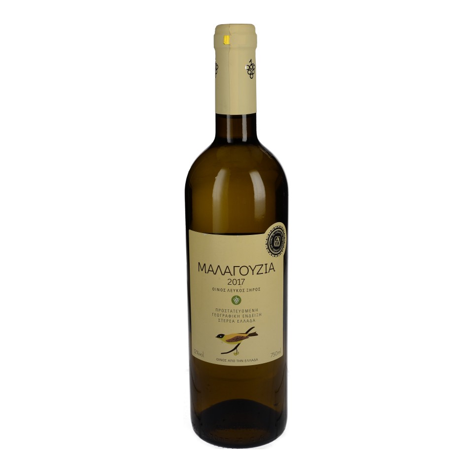 Κρασί ΑΒ μαλαγουζιά λευκό 750ml
