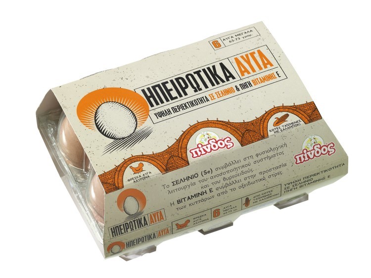 Αυγά ΗΠΕΙΡΩΤΙΚΑ αχυρώνα L(63-73gr) 6τμχ προσφορά - Pockee
