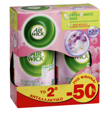 Ανταλ/κό αρωματικό χώρου AIRWICK freshmatic magnolia cherry blossom ...