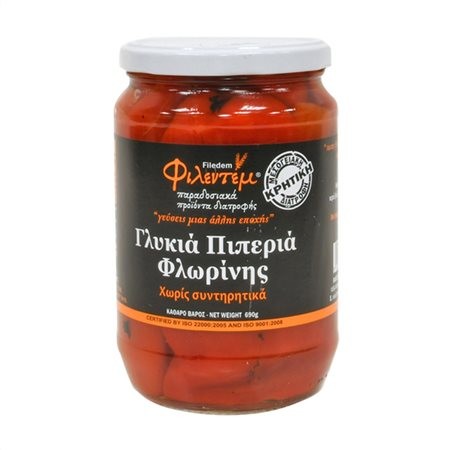 Πιπεριές ΦΙΛΕΝΤΕΜ Φλωρίνης (σ.β.) 690gr