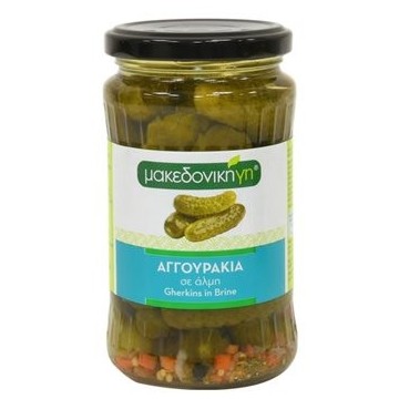 Αγγουράκια ΜΑΚΕΔΟΝΙΚΗ ΓΗ σε άλμη (σ.β. 200gr) 365gr