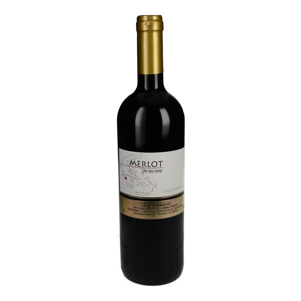 Οίνος ΔΙΟΝΥΣΟΣ ερυθρός merlot 750ml