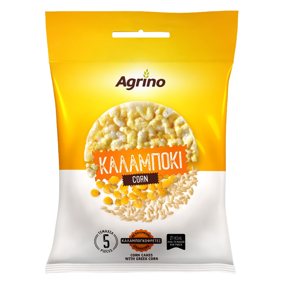 Ρυζογκοφρέτες AGRINO με καλαμπόκι ατομικές 33gr