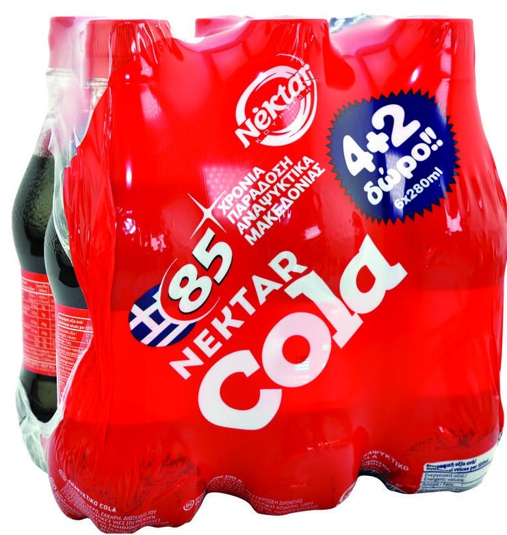 Cola NEKTAR 6x280ml (4+2 δώρο) προσφορά - Pockee