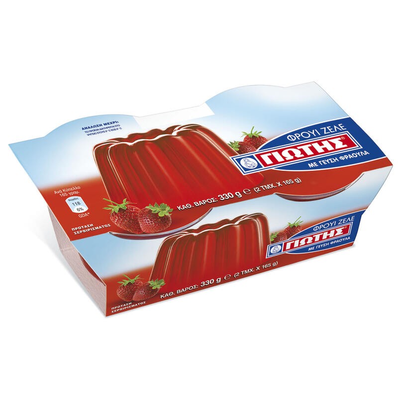 Φρουί ζελέ ΓΙΩΤΗΣ φράουλα 2x165gr