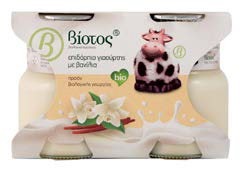 Γιαούρτι ΒΙΟΤΟΠΟΣ αγελαδινό bio βανίλια 2x125gr προσφορά - Pockee