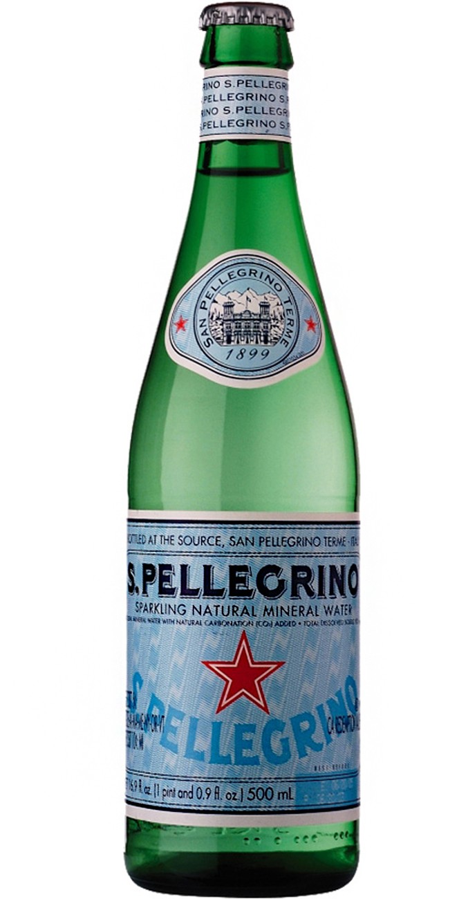 Ανθρακούχο νερό SAN PELLEGRINO γυάλινη φιάλη 500ml
