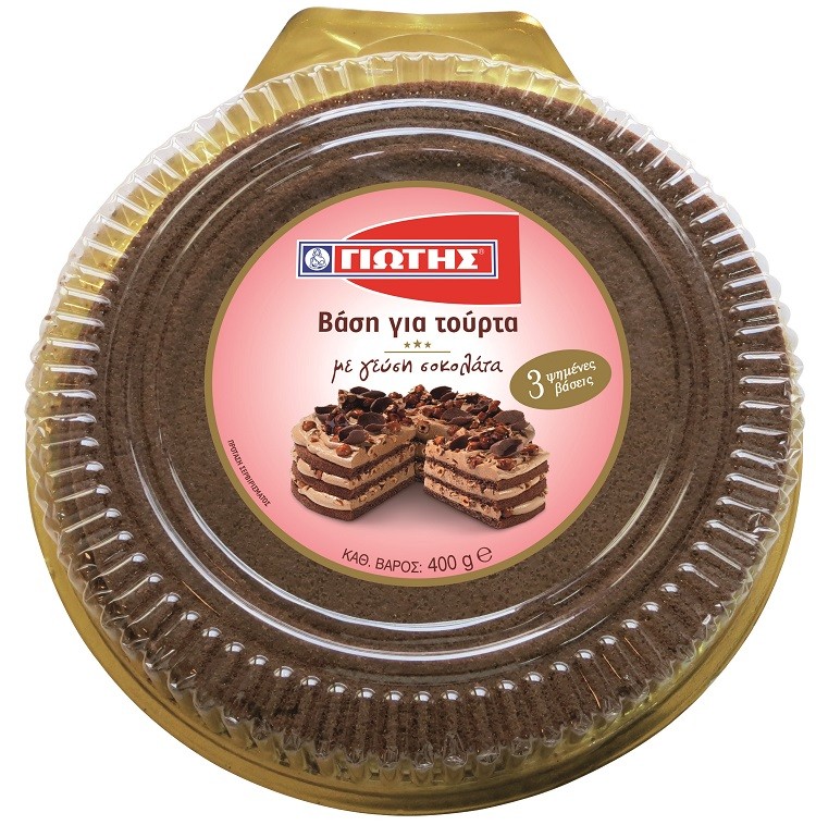 Βάση τούρτας ΓΙΩΤΗΣ σοκολάτα 400gr