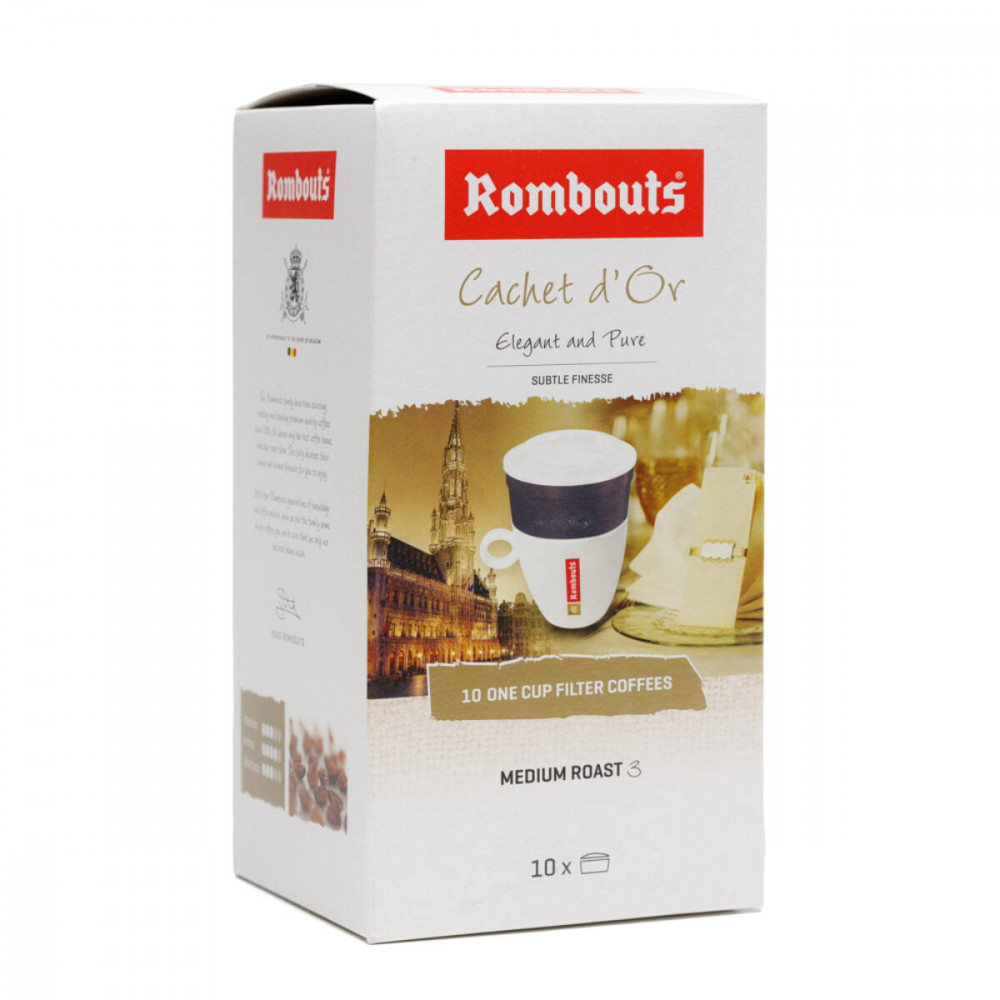 Καφές φίλτρου ROMBOUTS cachet d'or 10x7gr