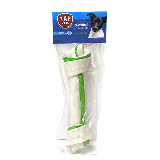 Κόκκαλο κόμπος TAF PETS δίχρωμο 21cm 1τμχ