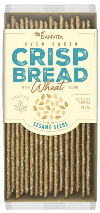 Κριτσίνια DANVITA crispy bread με σουσάμι 130gr