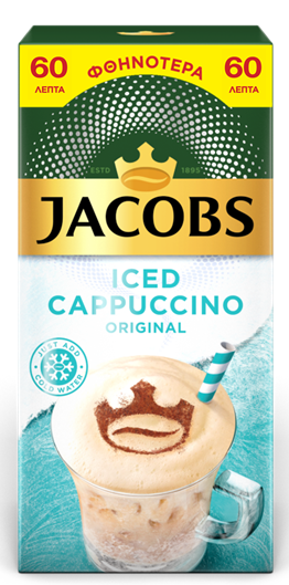 Καφές JACOBS iced cappuccino original 8x17,8gr (-0,60€)