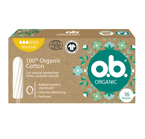 Ταμπόν O.B. Organic normal 16τμχ