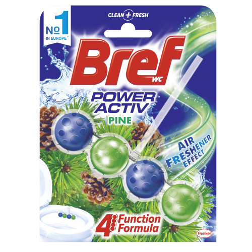 Block τουαλέτας BREF power active pine forest 50gr