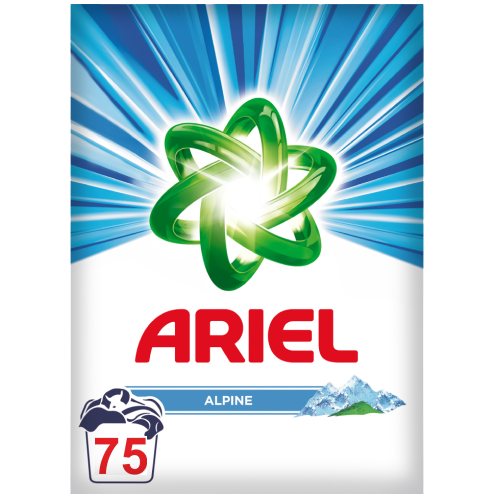 Σκόνη πλυντηρίου ARIEL alpine 75μεζ.