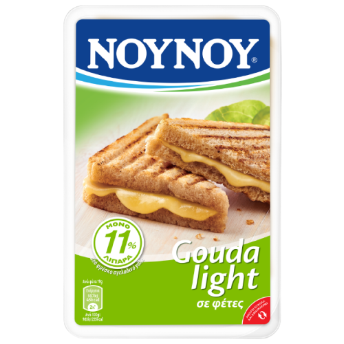 Τυρί ΝΟΥΝΟΥ Gouda light σε φέτες 175gr