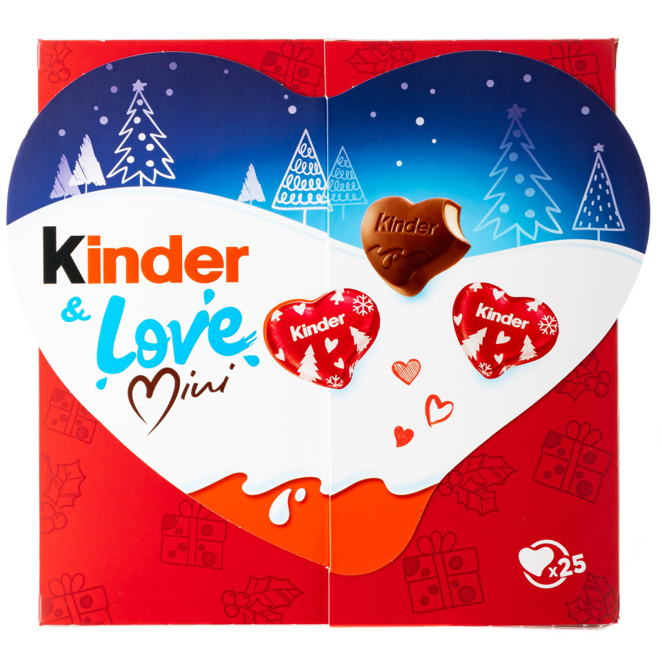 Σοκολατάκια KINDER καρδιά love mini 107gr