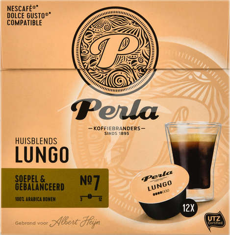 Κάψουλες PERLA espresso lungo 12x6,5gr